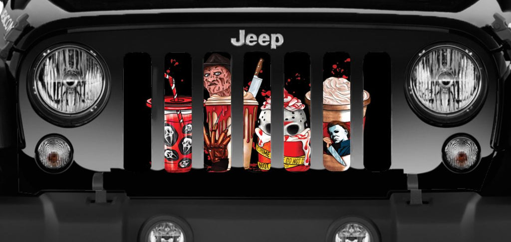 Jeep Wrangler Halloween Horror Story Grille Insert | Dirty Acres
