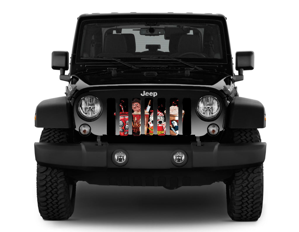 Halloween Horror Story Grille Insert For Jeep | Dirty Acres