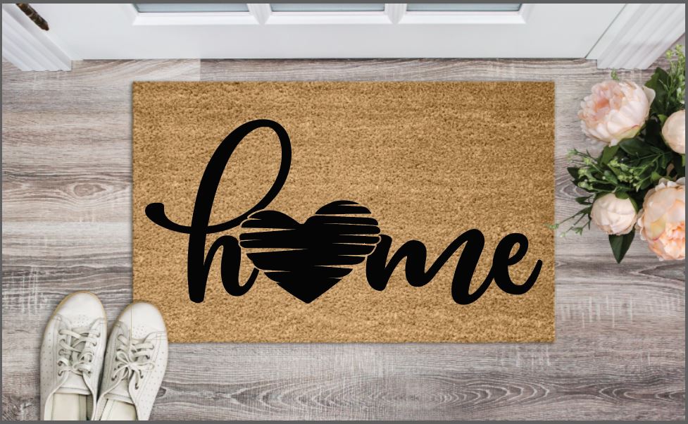 Home Heart Welcome Mat – Dirty Acres