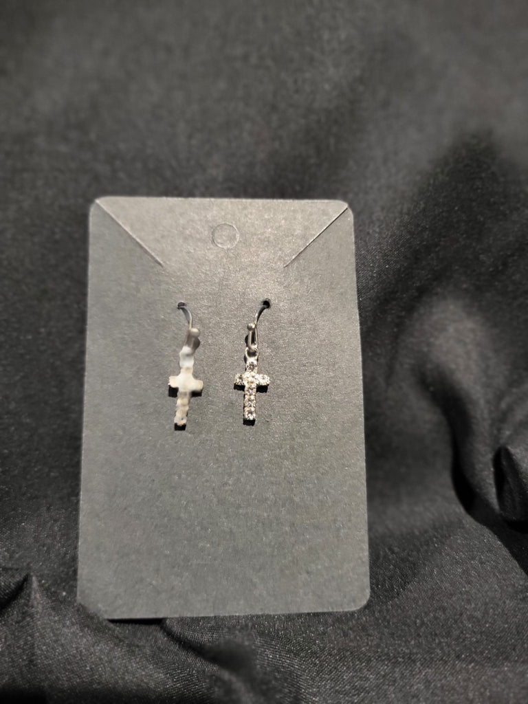 Cross dangling Earrings – Dirty Acres